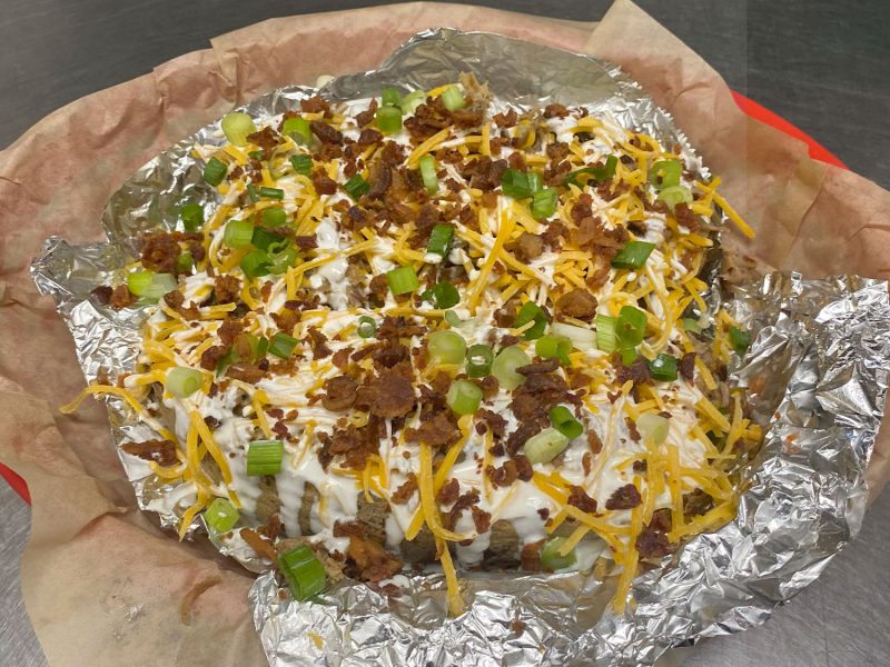 Loaded Baked Potato - Cryin' Coyote Barbecue